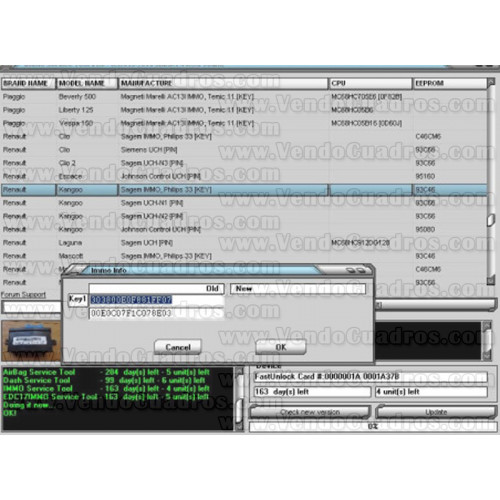 CARPROTOOL - IMMO SERVICE TOOL - SOFTWARE DE CALCULADORA DE PIN E INMOVILIZADOR
